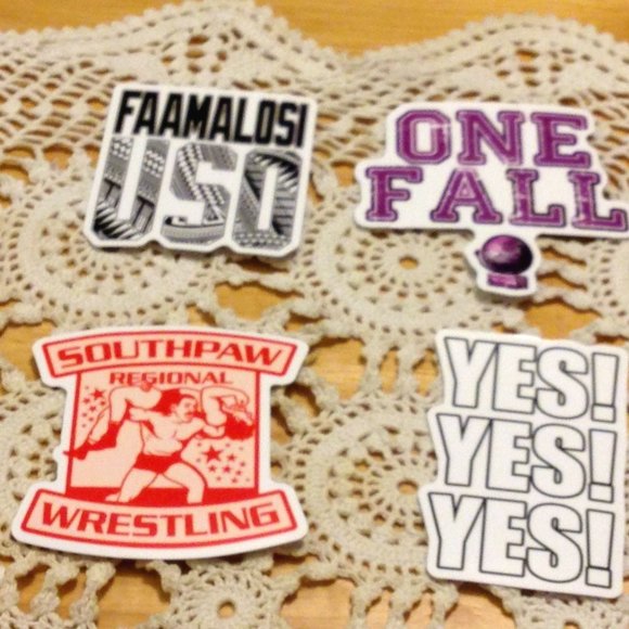 WWE | Other | Wwe Wrestling Stickers Decals Wrestlemania | Poshmark